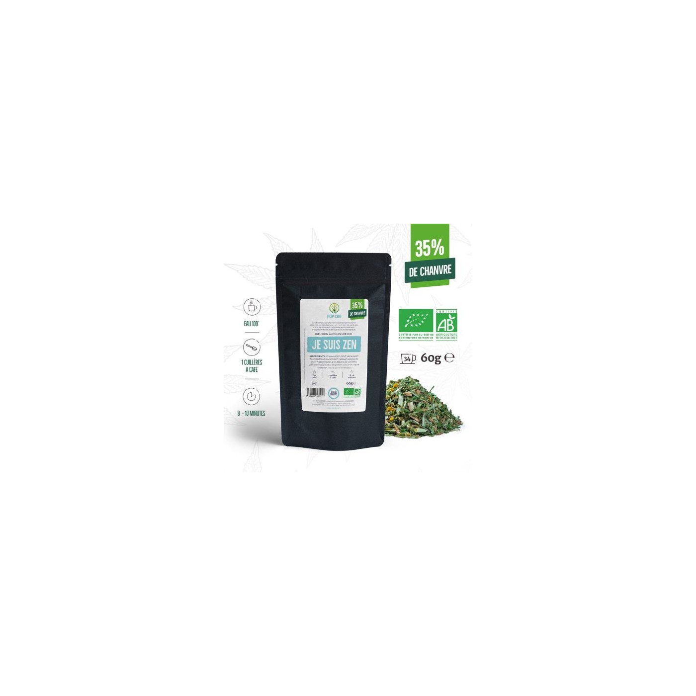 Tisane et Infusion CBD Bio | Livraison -48H